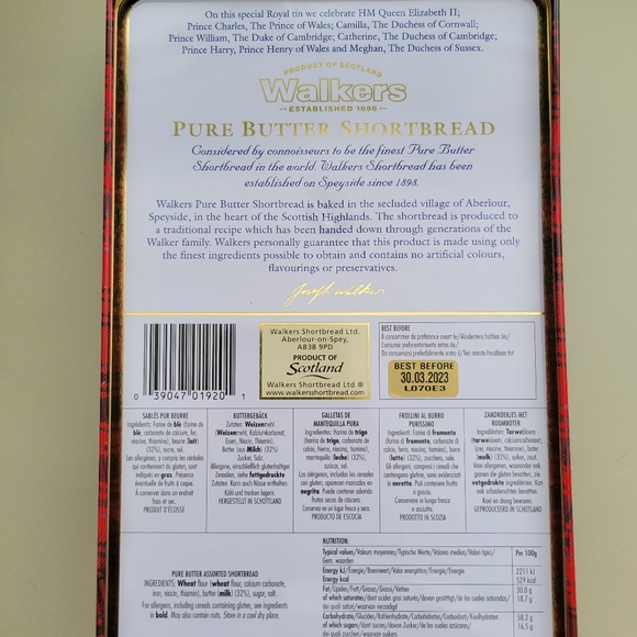 Walker's shortbread | Other | Walkers Shortbread Tin Royal Family ...